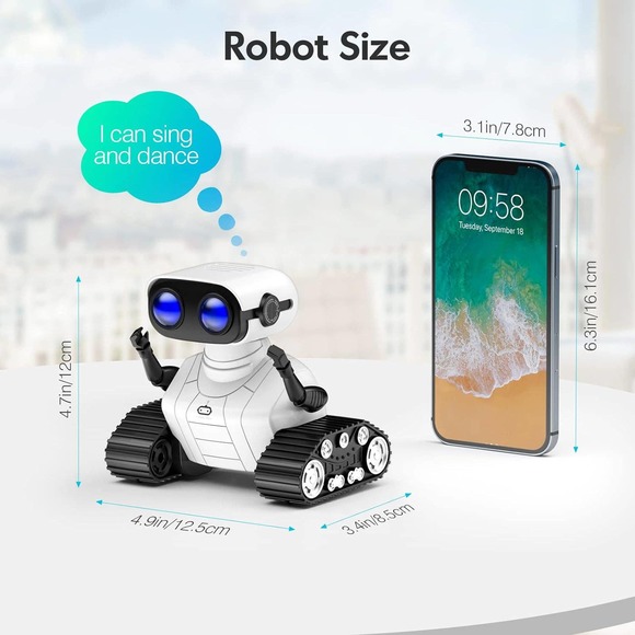 ALLCELE | Toys | Nib Lil Robot Friend Rc Robot Usb Rechargeable Super ...